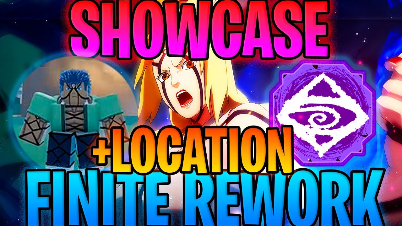 FINITE REWORK FULL SHOWCASE and +LOCATION | Shindo Life Showcase finite ...