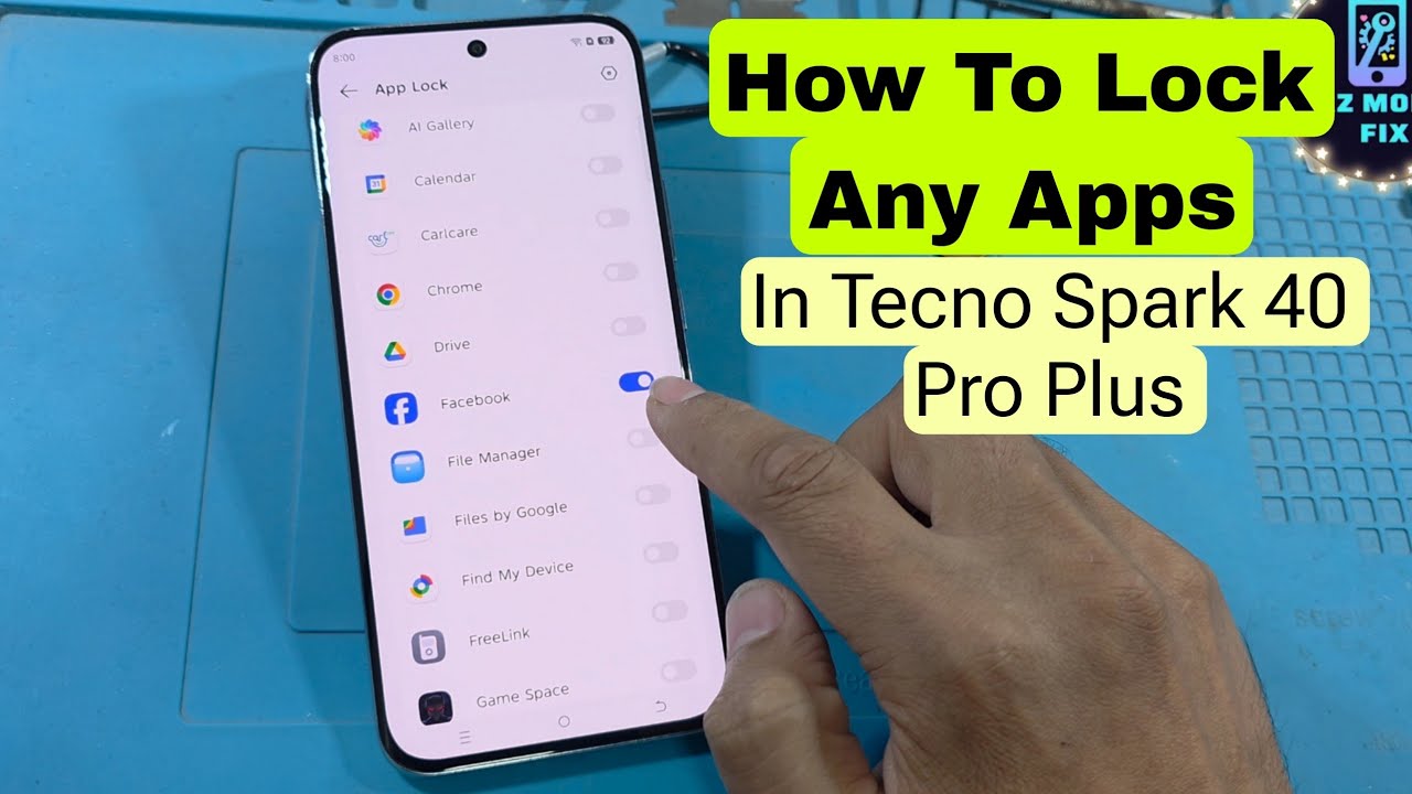 How to Lock Apps on Tecno Spark 40 Pro Plus Secure App Lock with PIN ...