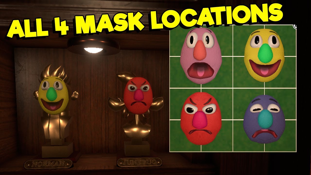 All 4 Velvet Mask Locations!! Happy, Sad, Shocked, Angry - The Friendly ...
