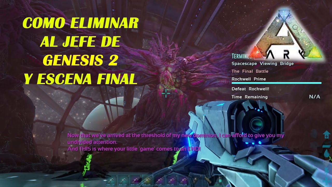 ARK GENESIS 2 ROCKWELL JEFE FINAL Como entrar y pasos para eliminarlo ...