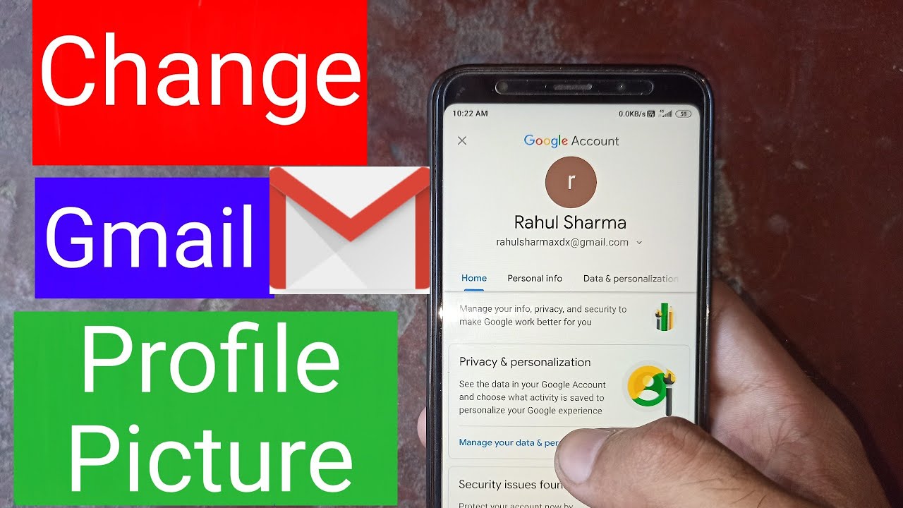 How to change Gmail profile picture on Android in 2020 - YouTube