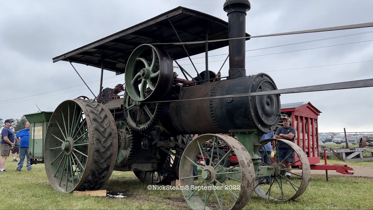 25-85 Nichols & Shepard Threshing - YouTube