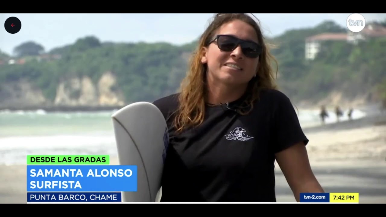 Samanta Alonso - Surf Panama - YouTube