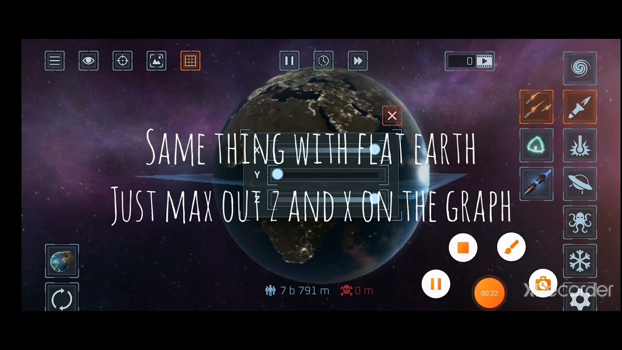 How to unlock flat and cube earth, in Solar Smash - YouTube