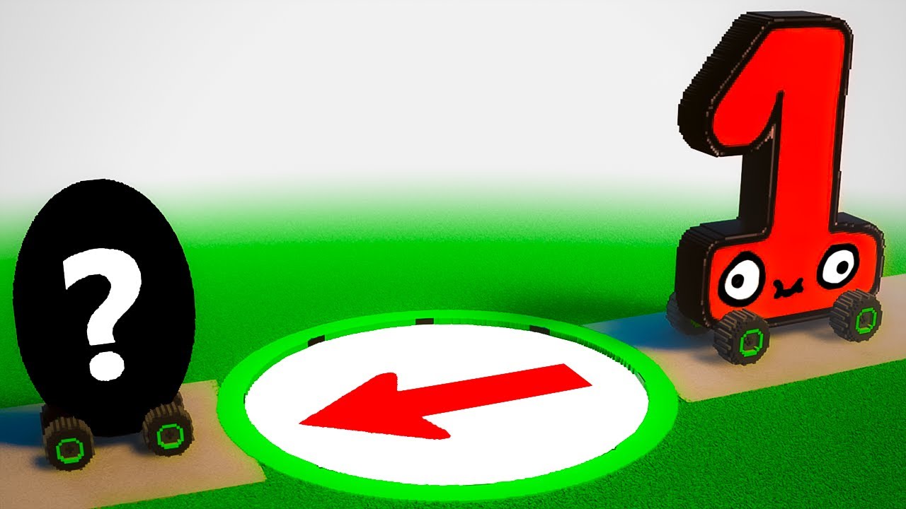 Number Lore CARS Transforming into Number Blocks CARS & pass OBSTACLE ...