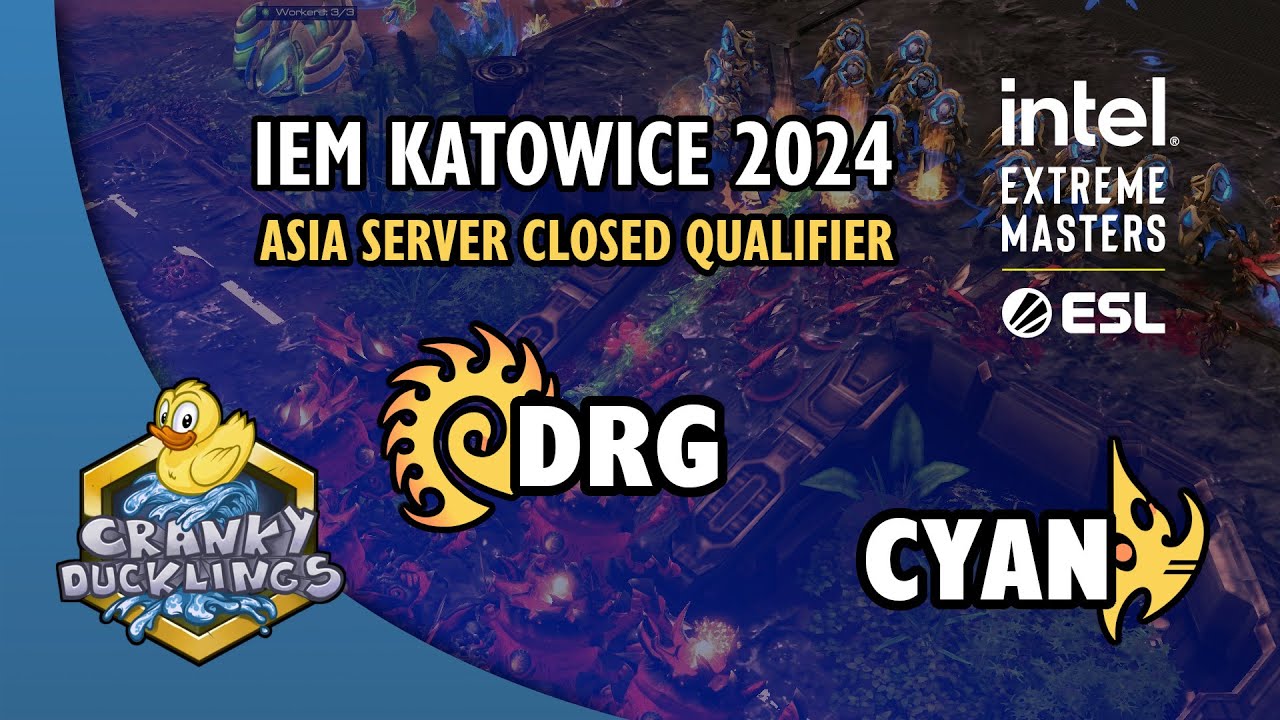 DRG vs Cyan - ZvP | IEM Katowice 2024 - Asia Server Closed Qualifier ...