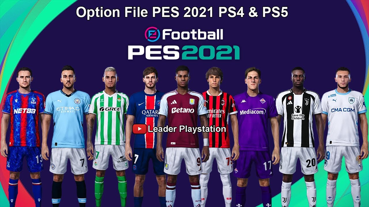 Option File PES 2021 Update 2025 V9 PS4 & PS5 - YouTube