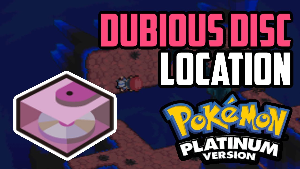 Where to Find Dubious Disc - Pokemon Platinum (All Methods) - YouTube