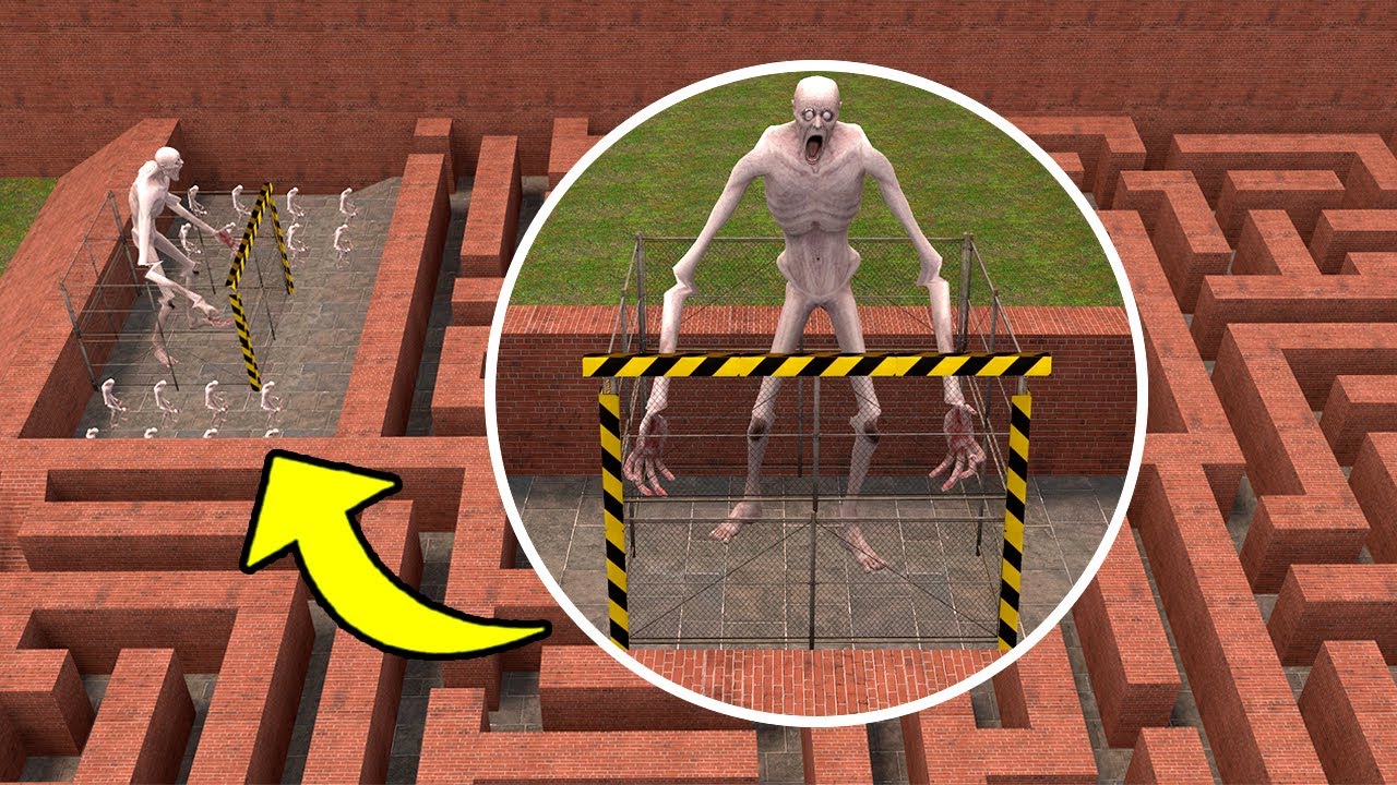 HOW DID BIGGEST SCP-096 GET OUT OF THE MAZE? in Garry's Mod! - YouTube