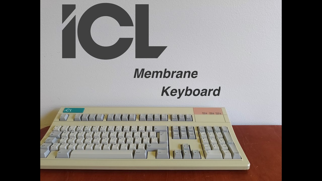 ICL membrane keyboard restoration - YouTube
