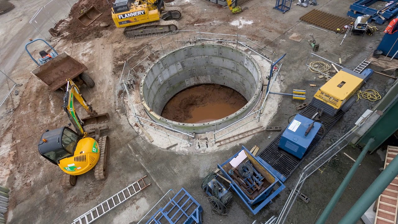 FP McCann - Cadeby Precast Concrete Tunnelling Time-lapse - YouTube