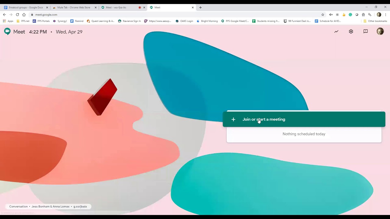 How to create small groups using Google Meet - YouTube