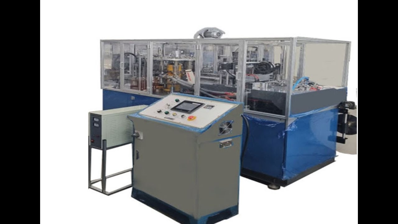 paper cup forming machine Made in Korea - YouTube