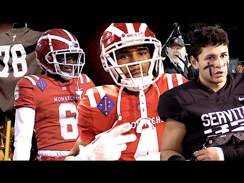 #1 Team in the Nation Mater Dei vs Long Time Rival Servite 🔥🔥 ...