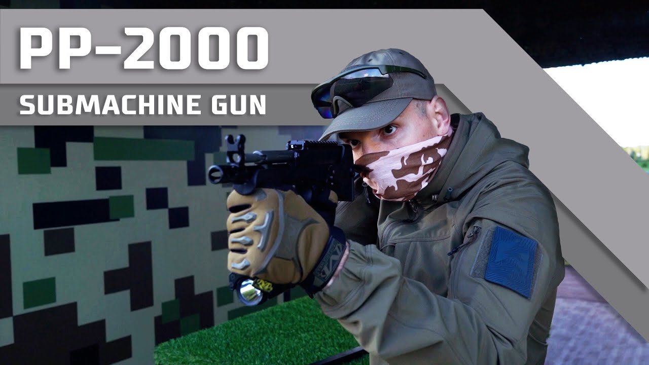 PP-2000 9 mm armor-piercing submachine gun - YouTube
