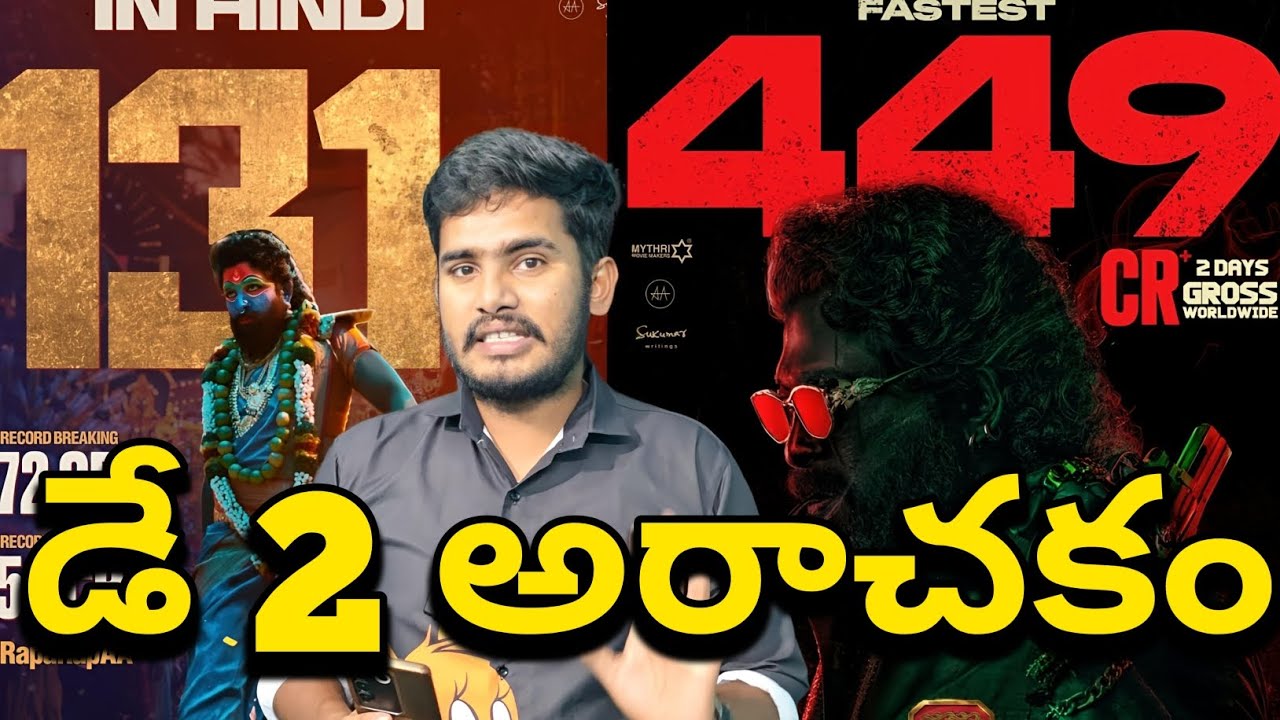 Pushpa 2 Day 2 Shocking Collection's | Pushpa 2 Collections | Pushpa 2 ...