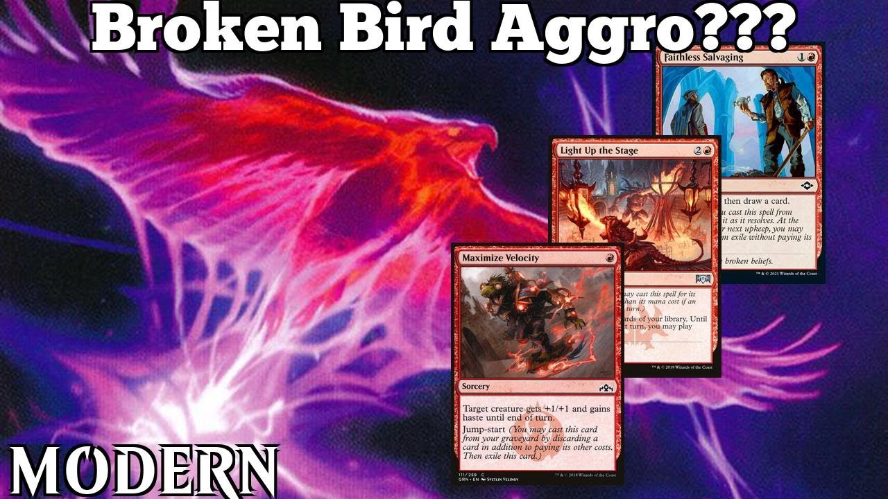 Broken Bird Aggro??? | Modern [MTGO] | [MH2] Mono Red Phoenix | Modern ...