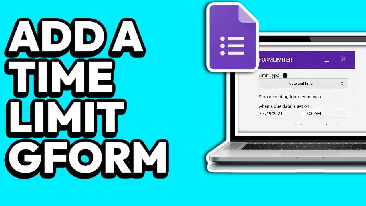 How To Add Time Limit In Google Forms (EASY) - YouTube