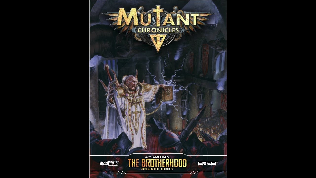 Mutant Chronicles 3rd Ed. The Brotherhood Source Book review - YouTube