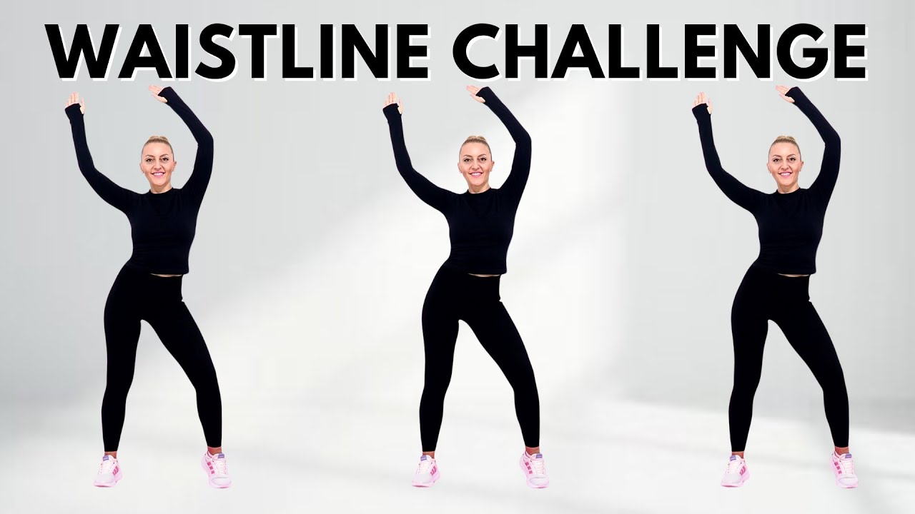 🔥25 MIN WAISTLINE CHALLENGE🔥NO JUMPING🔥SHAKE &TONE WORKOUT for ABS ...