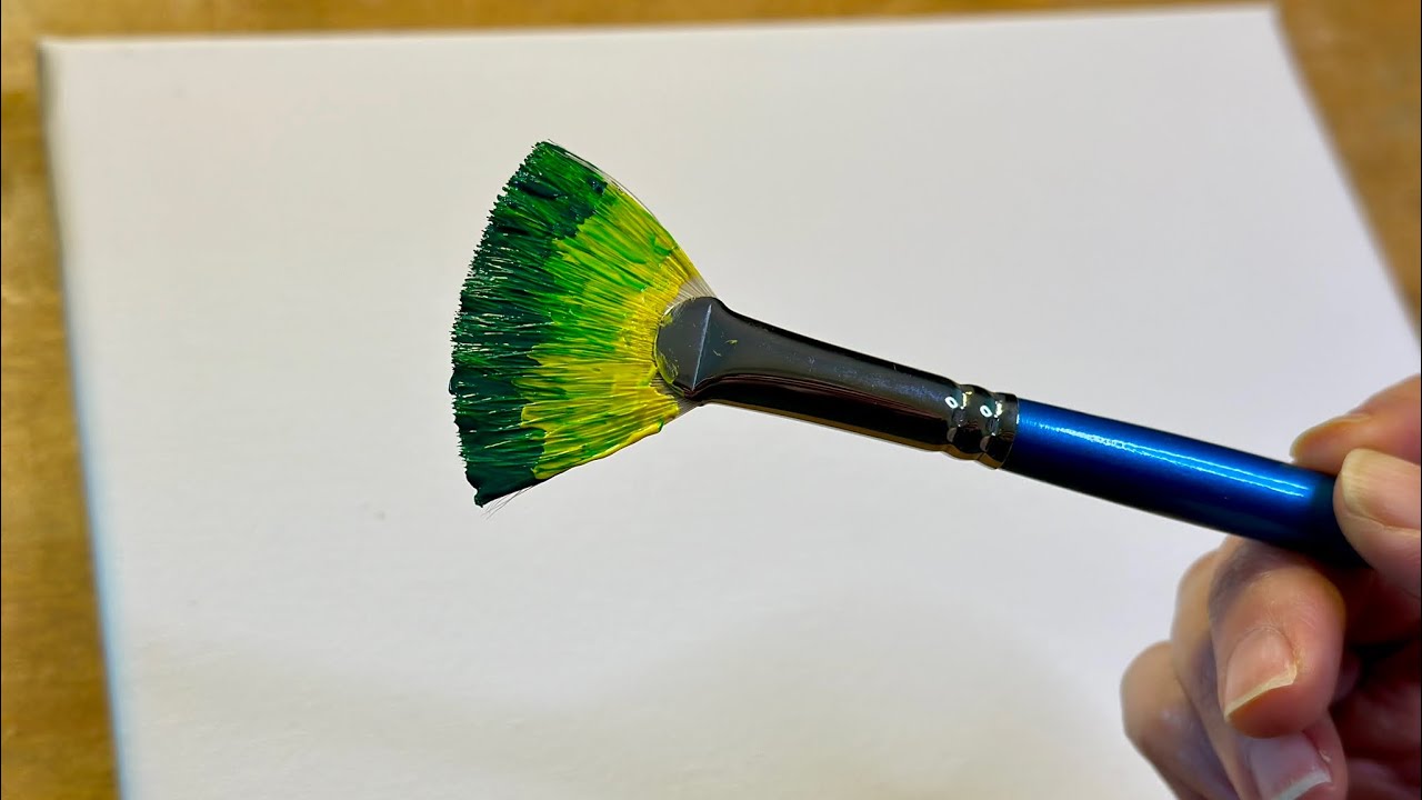 Spring forest Easy to paint 🌿🌳 | Step by step - YouTube