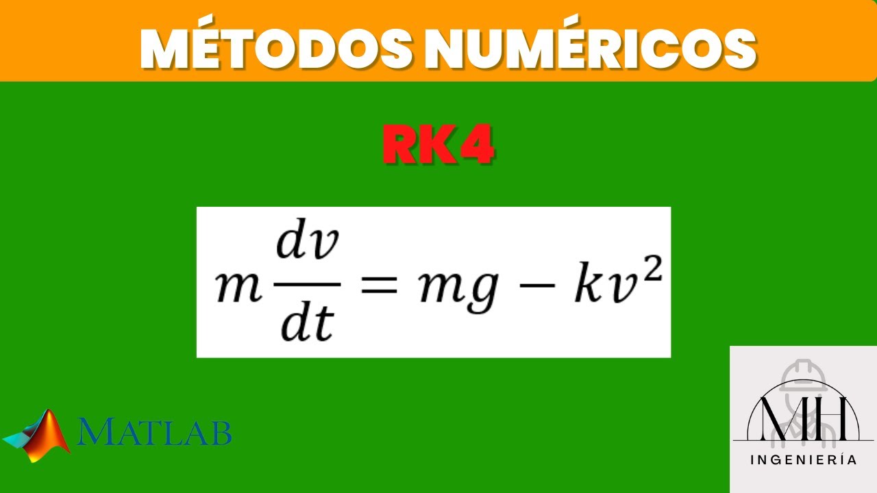 MÉTODOS NUMÉRICOS - MÉTODO RK4 | EJEMPLO 1 - YouTube