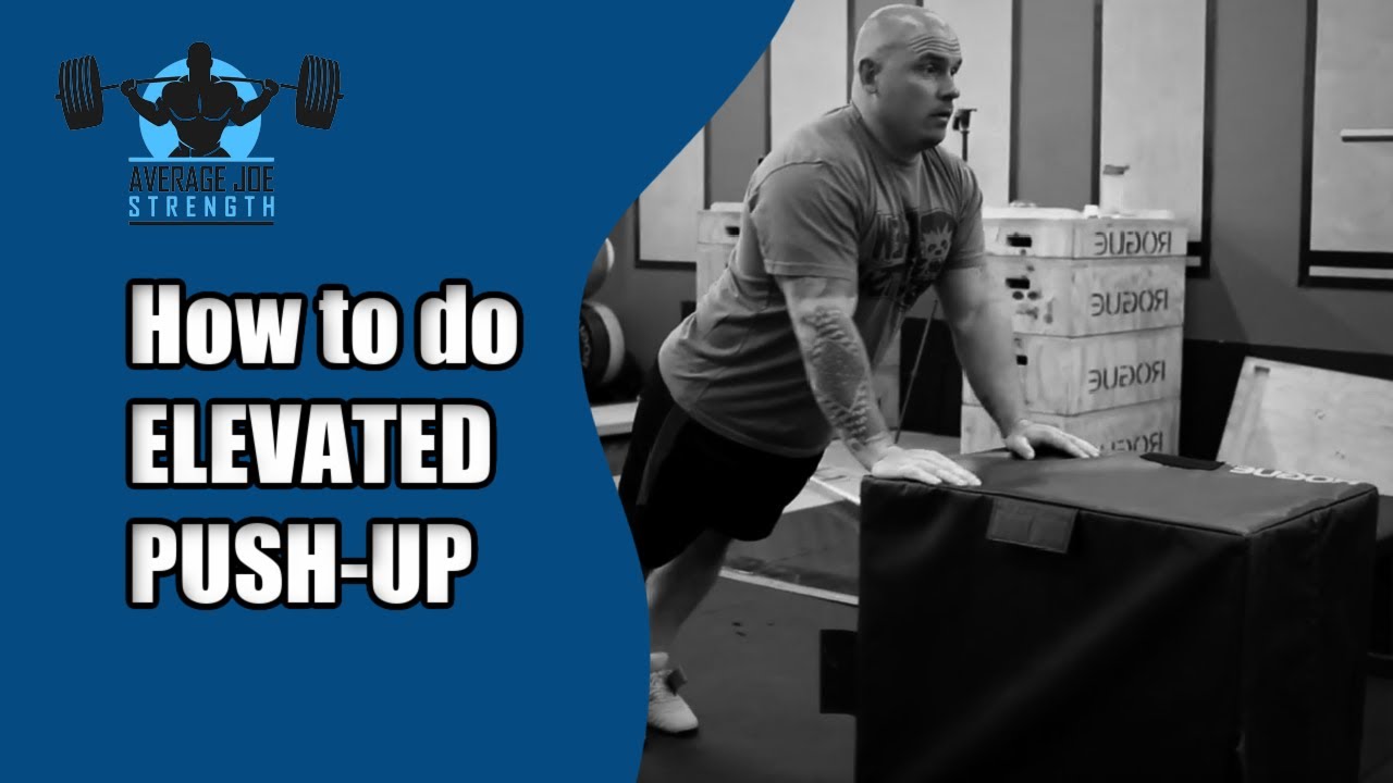 Elevated Push-up : How to - YouTube
