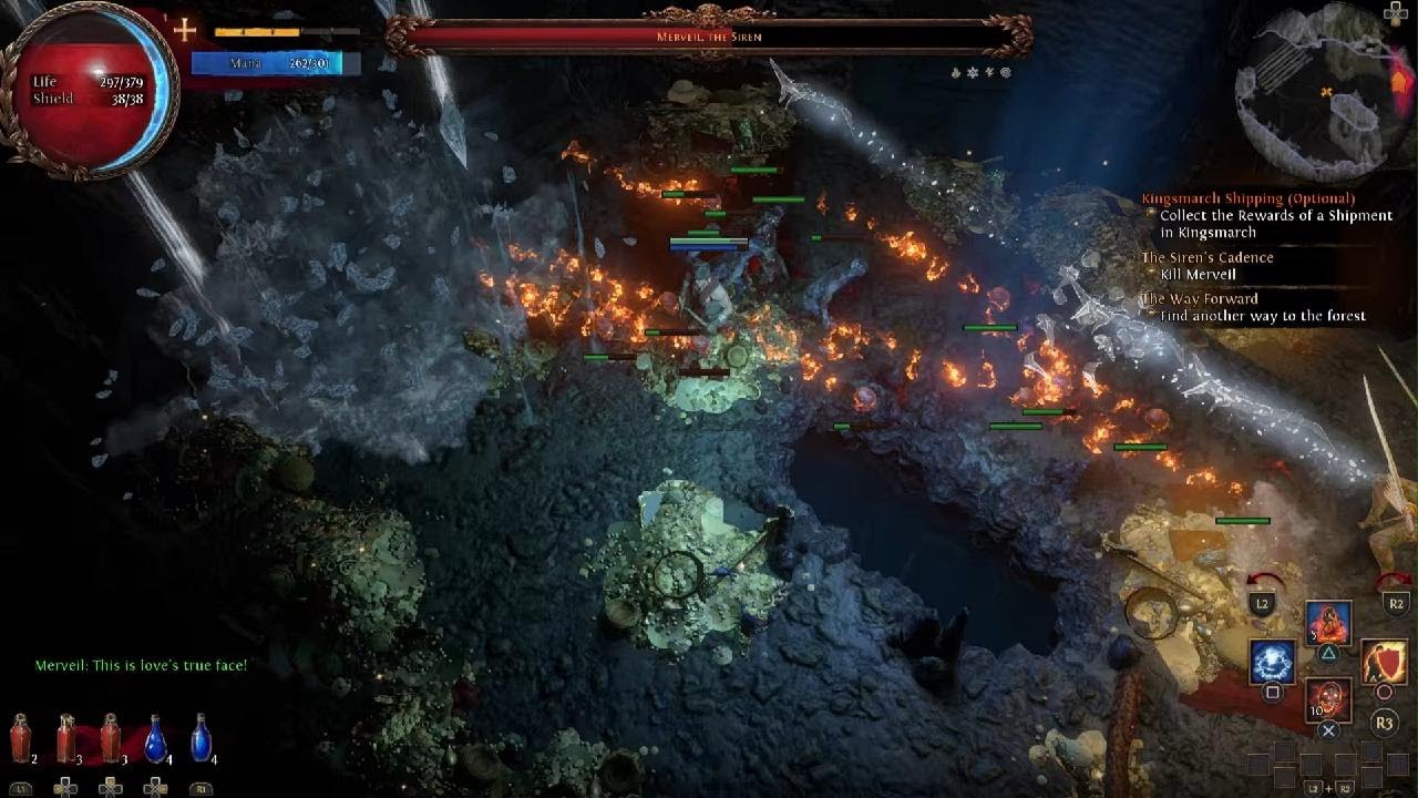 Path of Exile - Merveil Fight as Summoner - YouTube