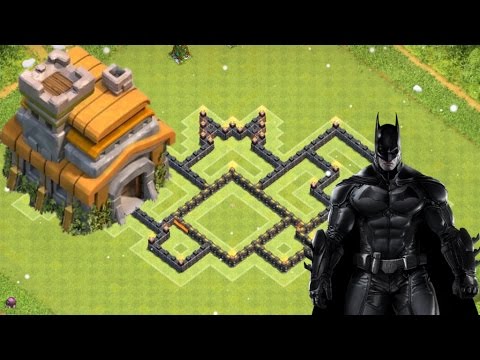 Clash of Clans - BEST TH7 "Batman" Defense/Trophy/War Base Layout - YouTube