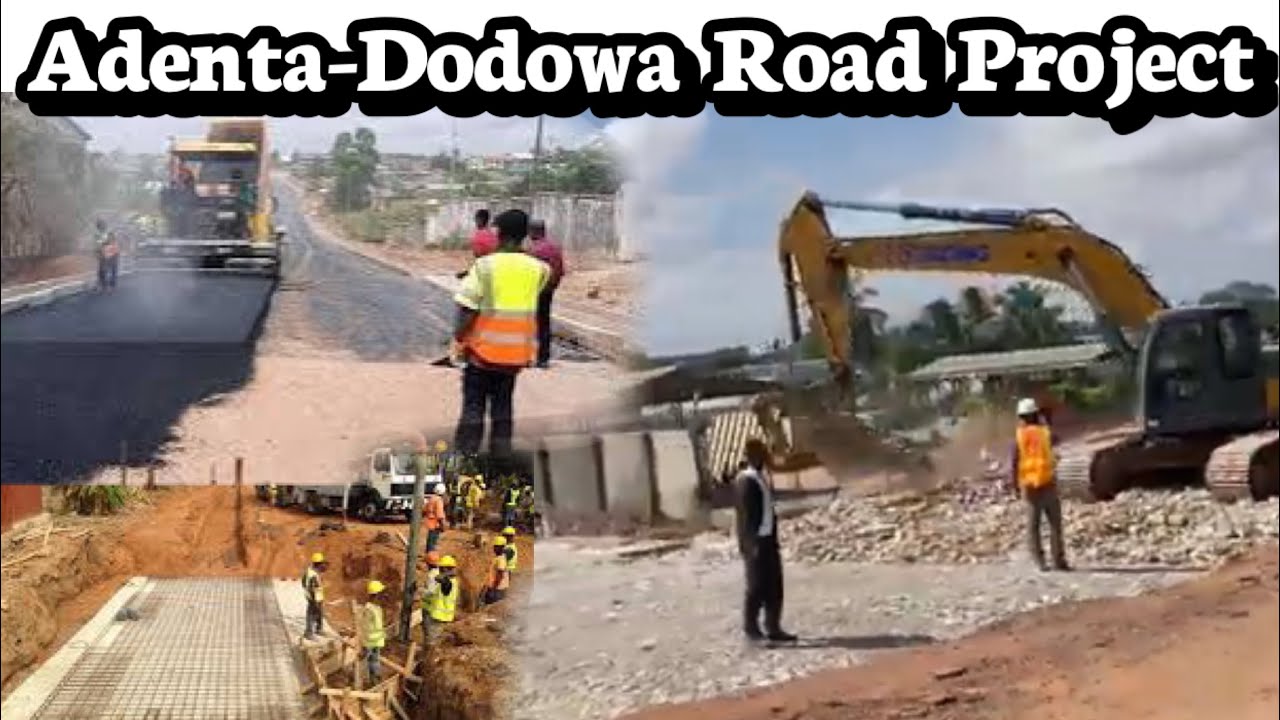 Adenta-Dodowa Road Project ongoing | Best Dodoma Road Rehabilitation Project Progress - YouTube
