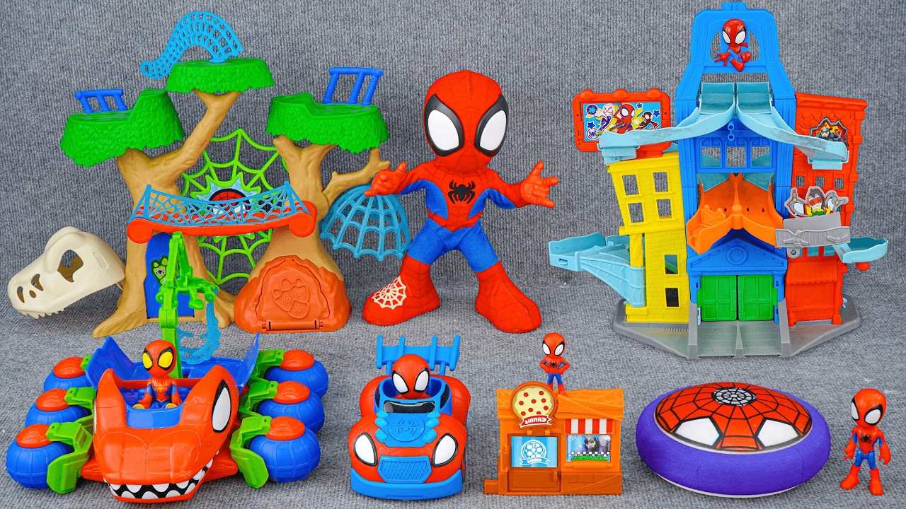 Marvel Spiderman Collection Unboxing Review| LEGO Dino-Webs Treehouse ...