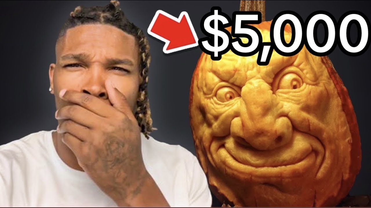 Best Giant Pumpkin Carving Wins $5,000! - YouTube
