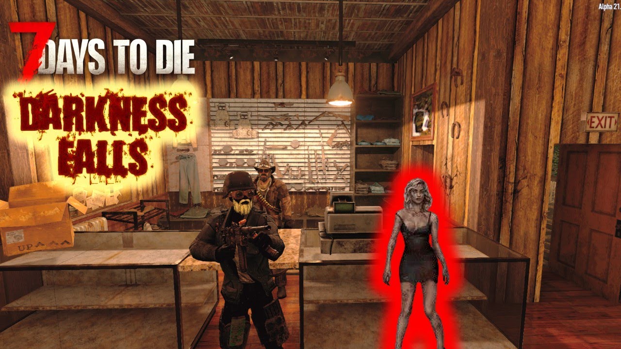 7 Days To Die Darkness Falls MOD Road to 500 - YouTube