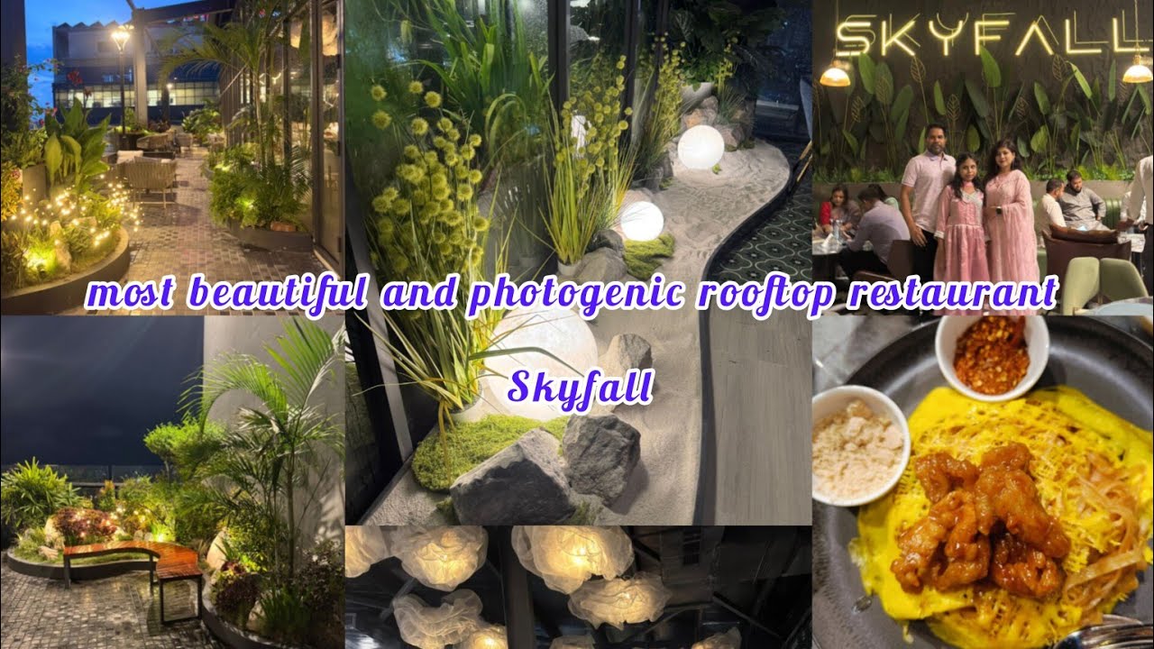 Most beautiful and photogenic restaurant SKYFALL #sharliz styles n vloge#videoviral #nicespot ...