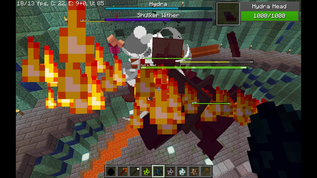 Minecraft Mob Battles: Shulker Wither VS Twilight Forest Bosses! - YouTube