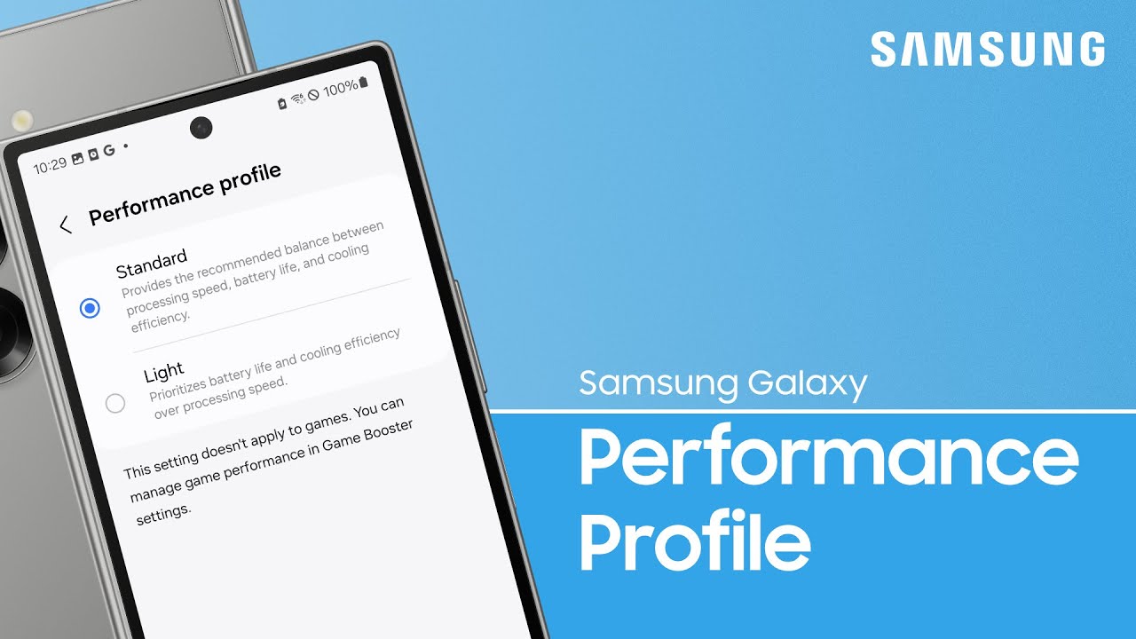 Increase your Samsung Galaxy battery life: Performance Profile ...