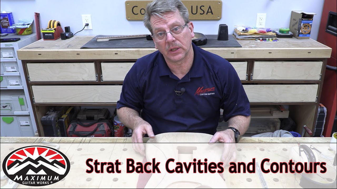 The School Strat Build - Back Cavities and Contours - YouTube