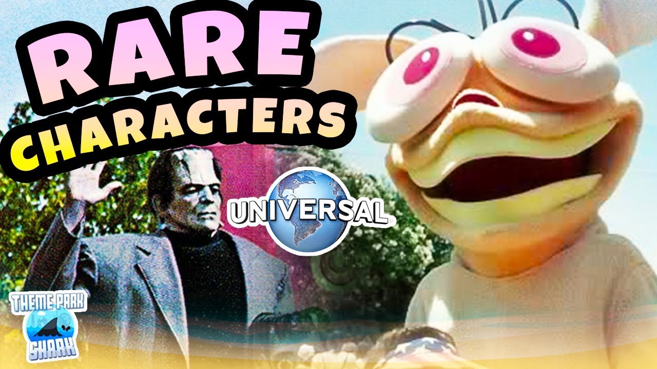 5 RARE Universal Studios Characters You'll Never Find - YouTube