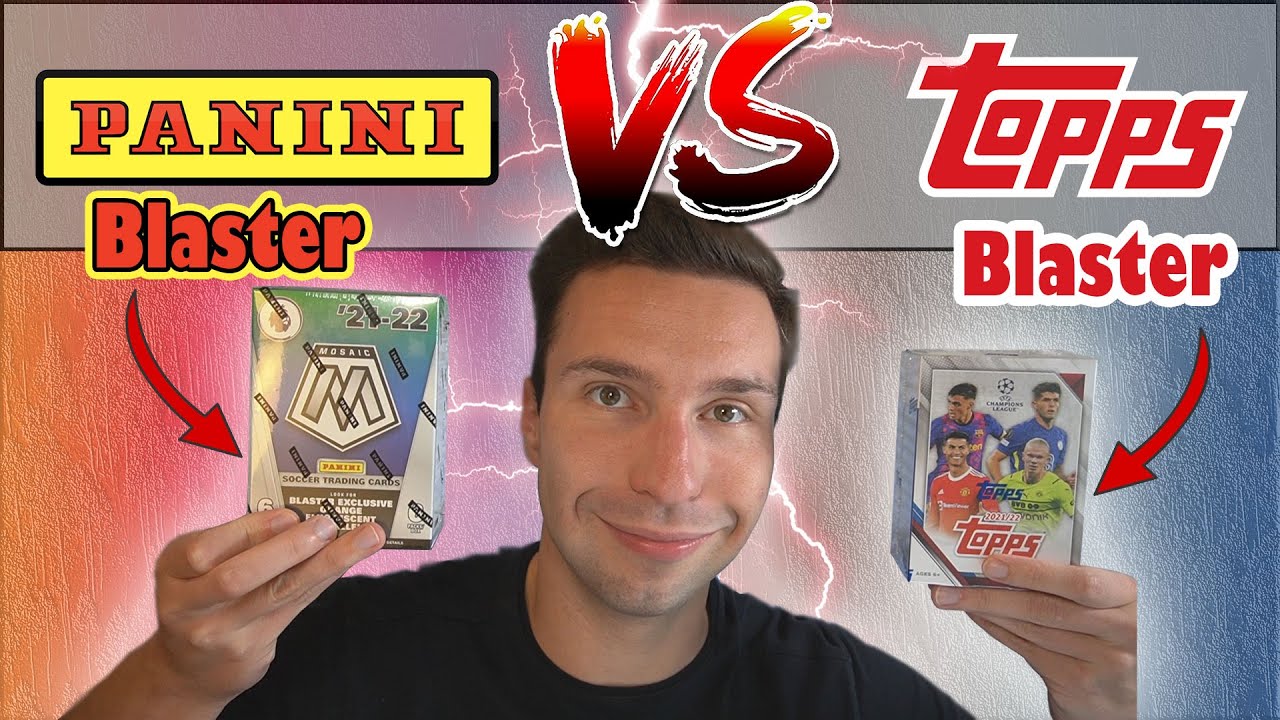 PANINI VS. TOPPS BLASTER BATTLE | Panini Mosaic Premier League Blaster ...