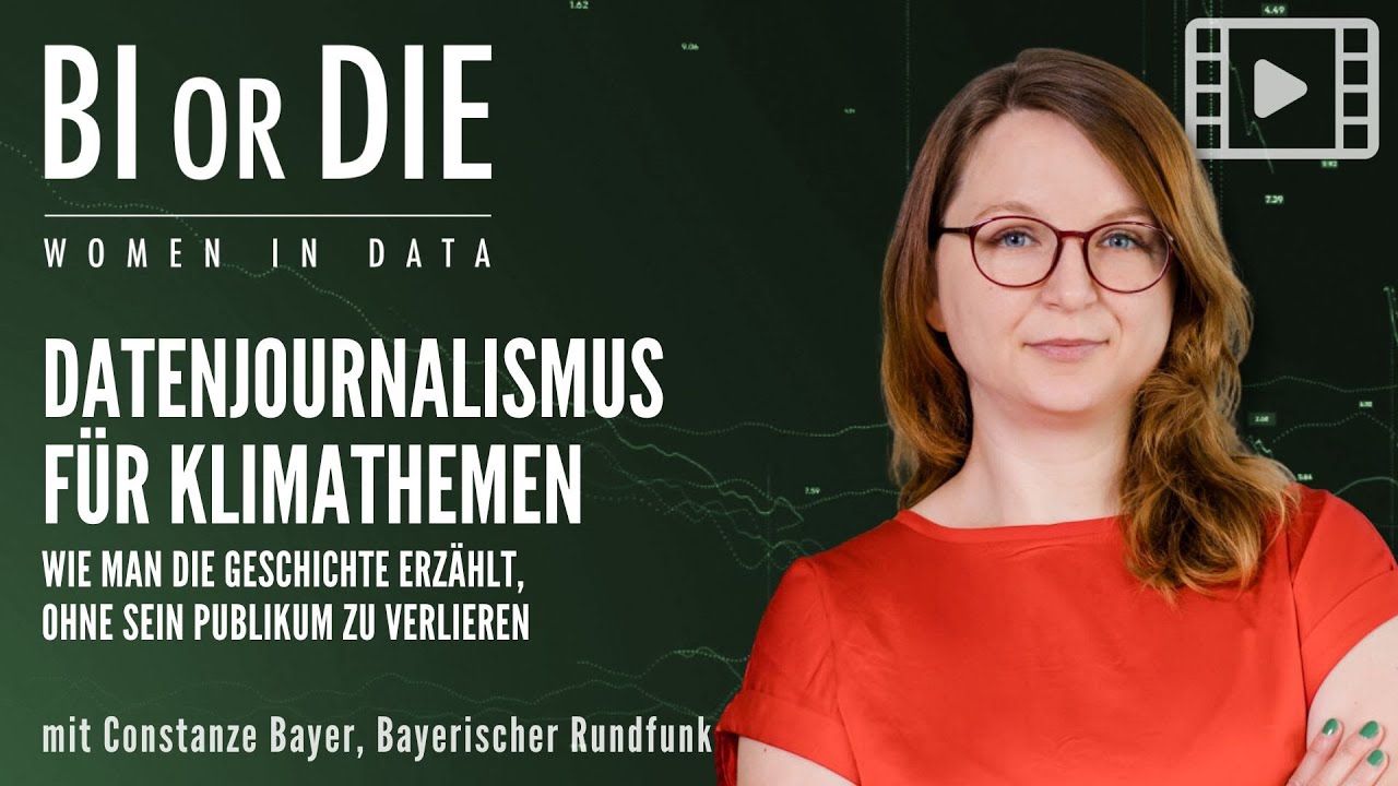 Datenjournalismus für Klimathemen | Women in Data - Constanze Bayer ...