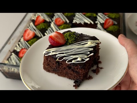 BROWNİE TADINDA ISLAK KEK 💯😍TAM ÖLÇÜLÜ VE PASTANE USULÜ 🥰