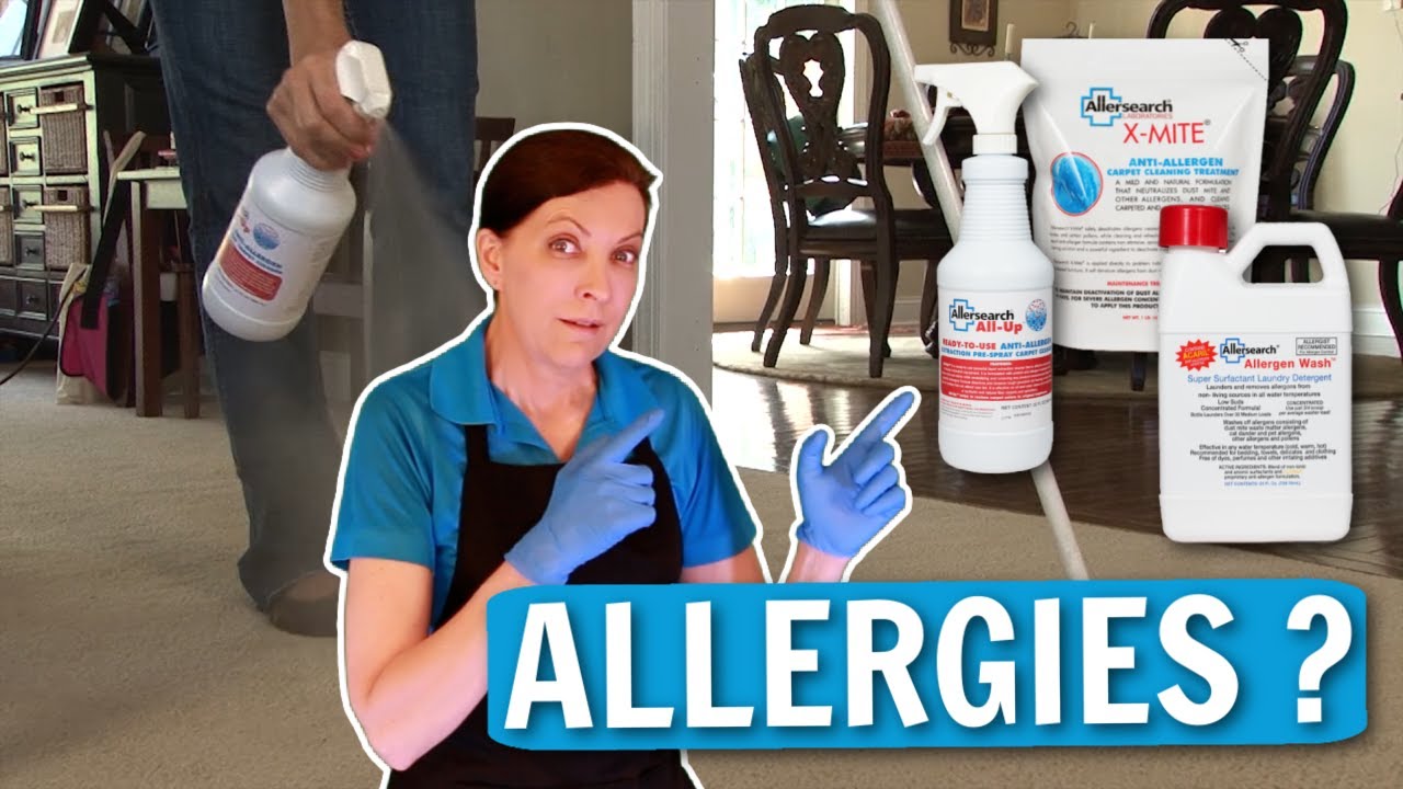Allergies and Cleaning Chemicals - Tips for Neutralizing Allergens ...