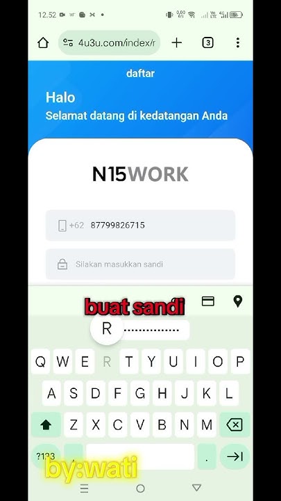 CARA DAFTAR N15,LINK UNDANGAN DI COMENTQR - YouTube