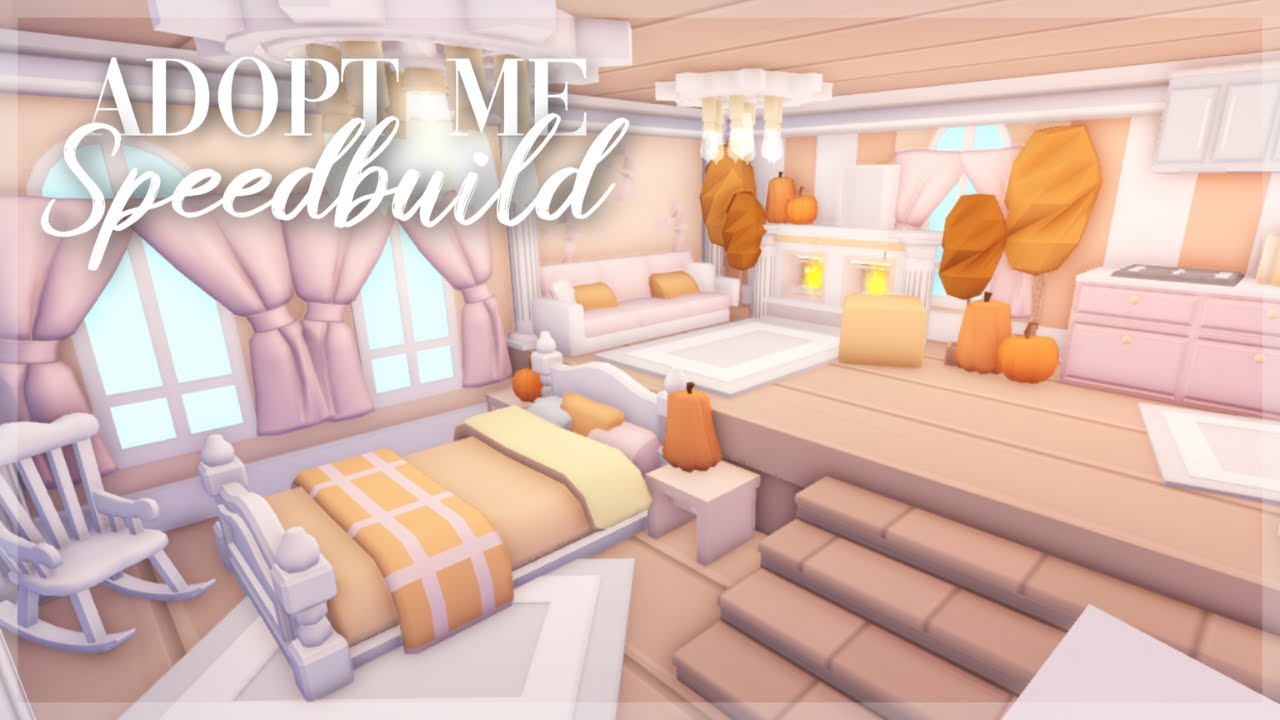 Pastel Halloween House - House build - Adopt me - YouTube