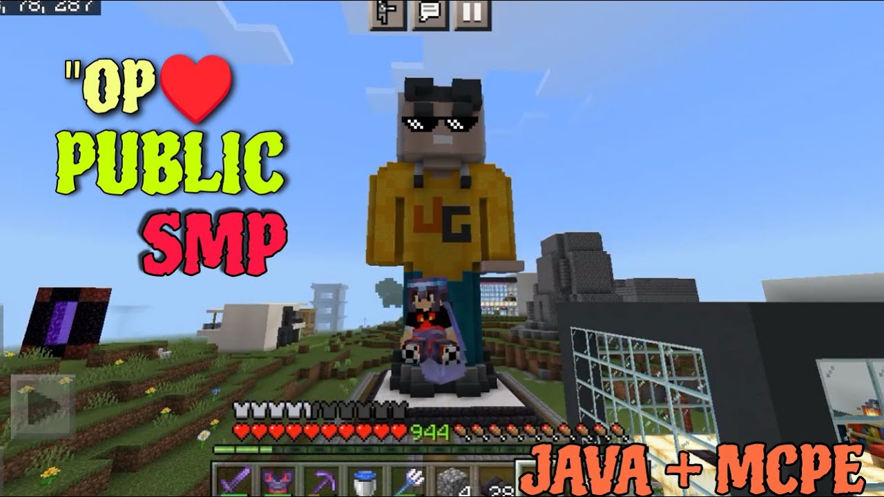 Op public smp server for Minecraft JAVA/PE | join now 🔴live - YouTube