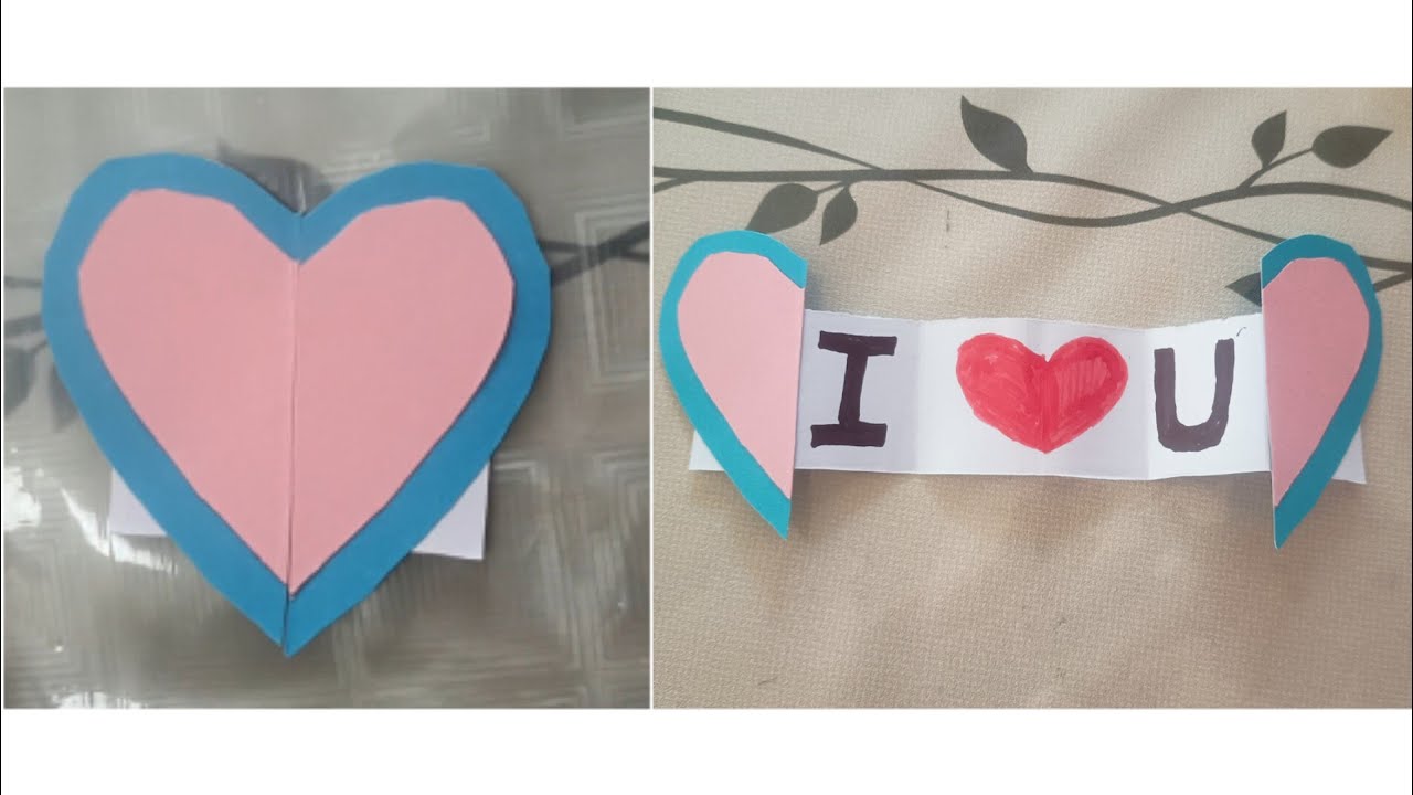 Origami Heart ️ with Message/ Origami Heart / Paper Heart / Cute ...