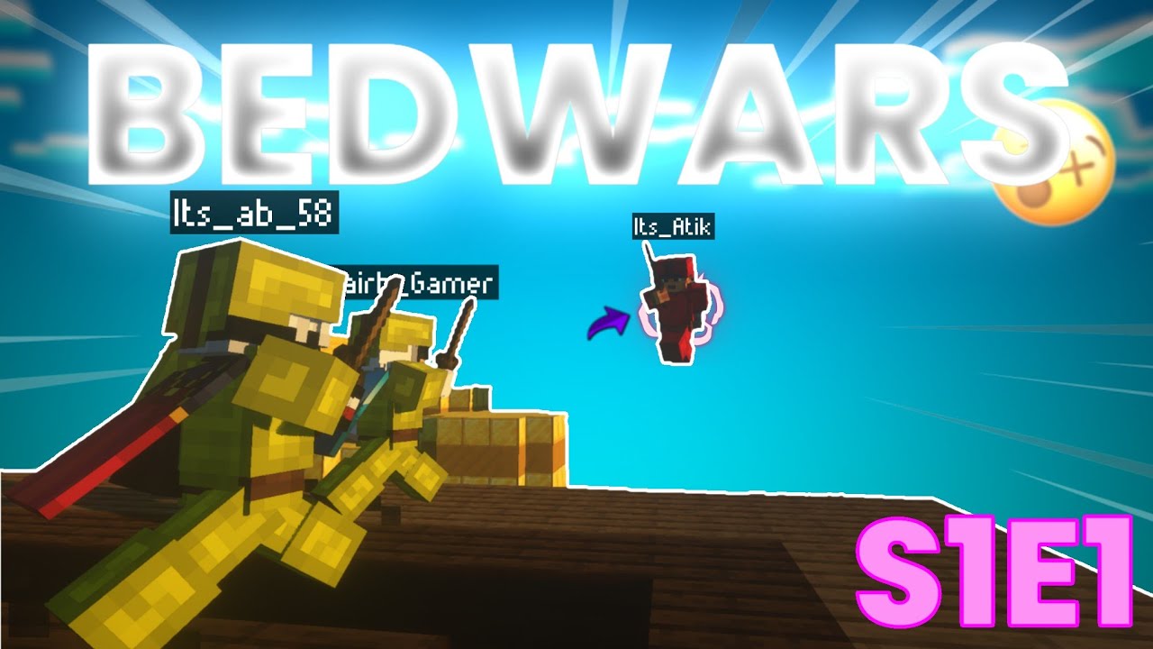 Destroying Enemy Base in 54sec | Bedwars with Abhay | S01 E01 | Sairb ...