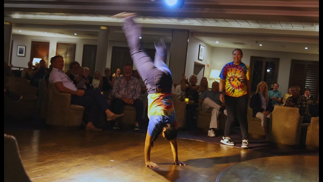 Crew Talent Show Wild Dancers from Reception - YouTube