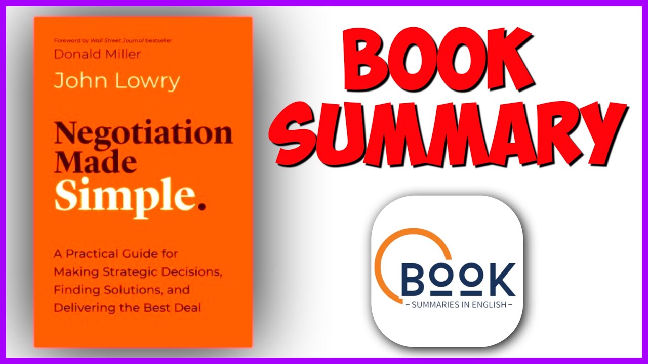 Mastering Negotiation: Key Takeaways from "Negotiation Made Simple" - YouTube