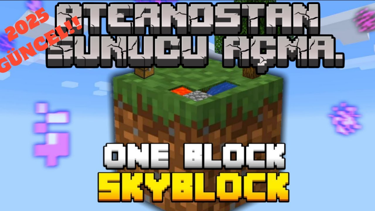 One Block Sunucusu Açma. | Aternos - YouTube